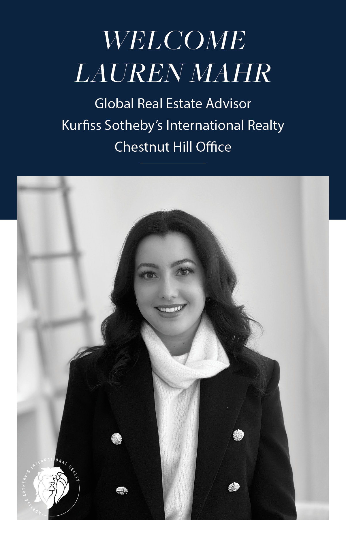 Welcome Lauren Mahr to Our Chestnut Hill Office! – Kurfiss Sotheby's ...